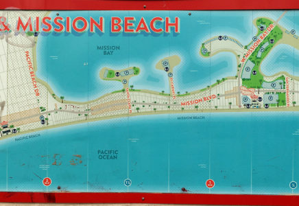 Mission Beach Pacific Ocean San Diego California